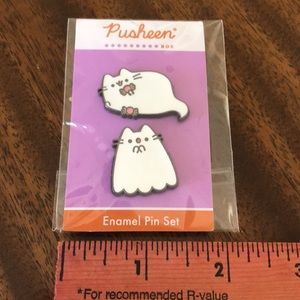 Pusheen | Jewelry | Nwt Pusheen Cat Box Enamel Pin Set Collectible ...